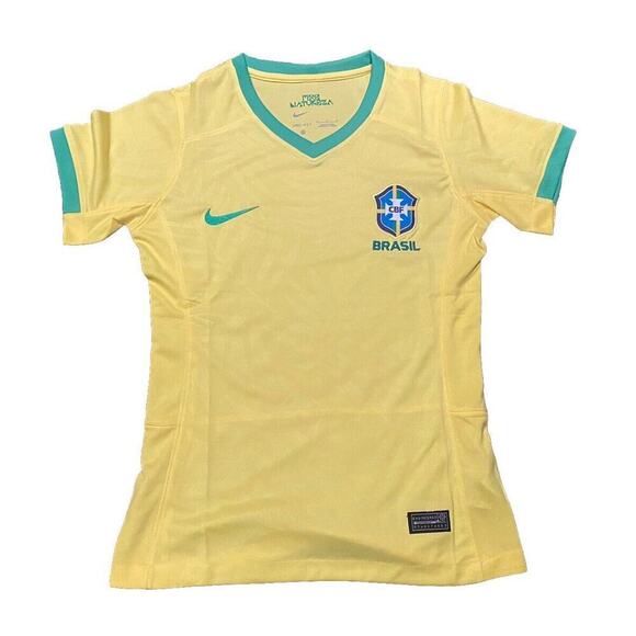 Nike | Tops | Brazil Soccer Womens Medium Jersey | Poshmark